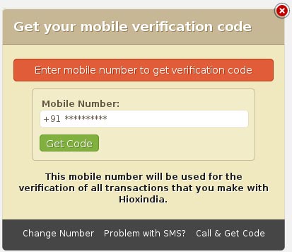 How to register your mobile number in Hioxindia